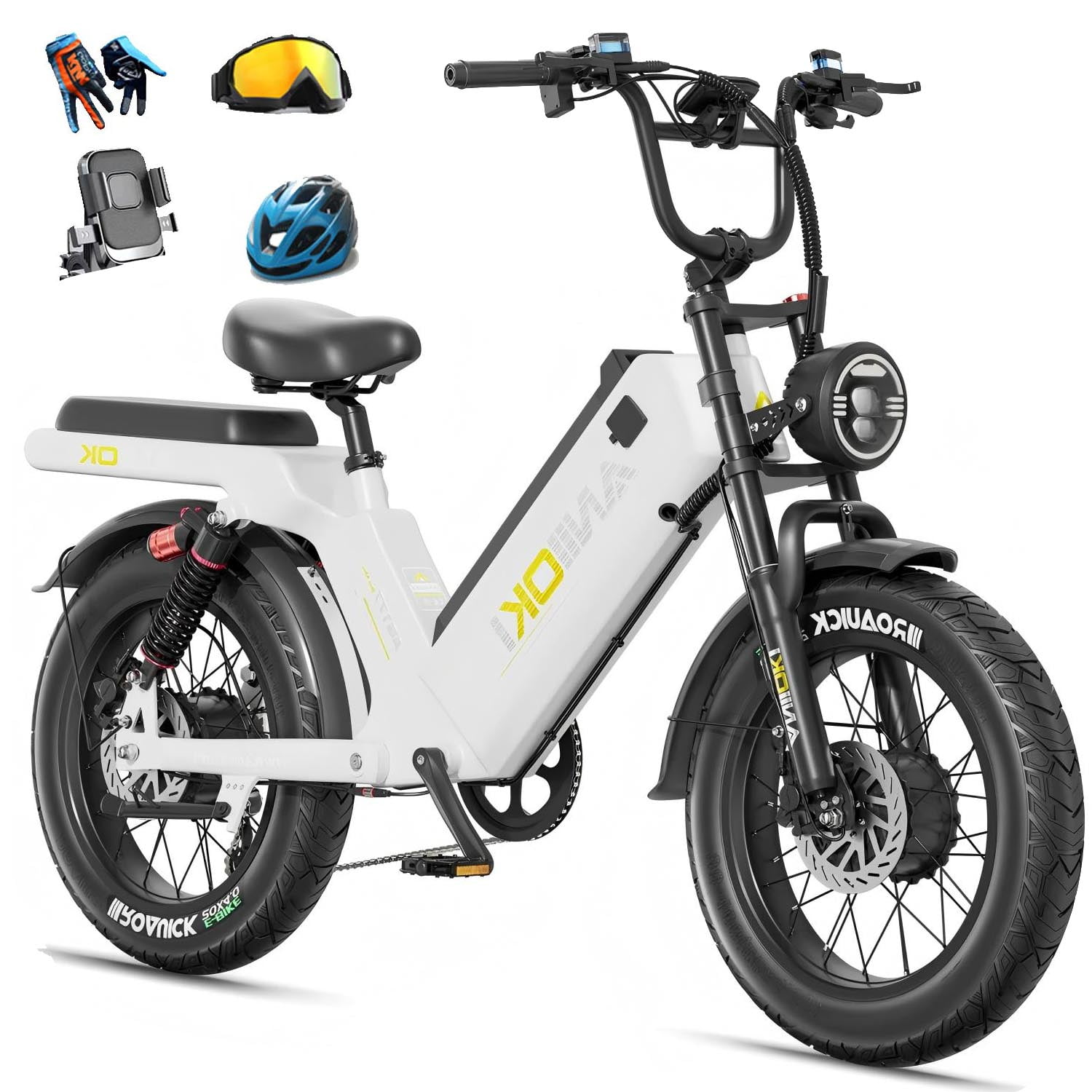 33MPH 52V 70Ah Battary,,2025 Upgraded AQ177 PRO MAX eBike,2800W Dual Motor Electric Bike for ...