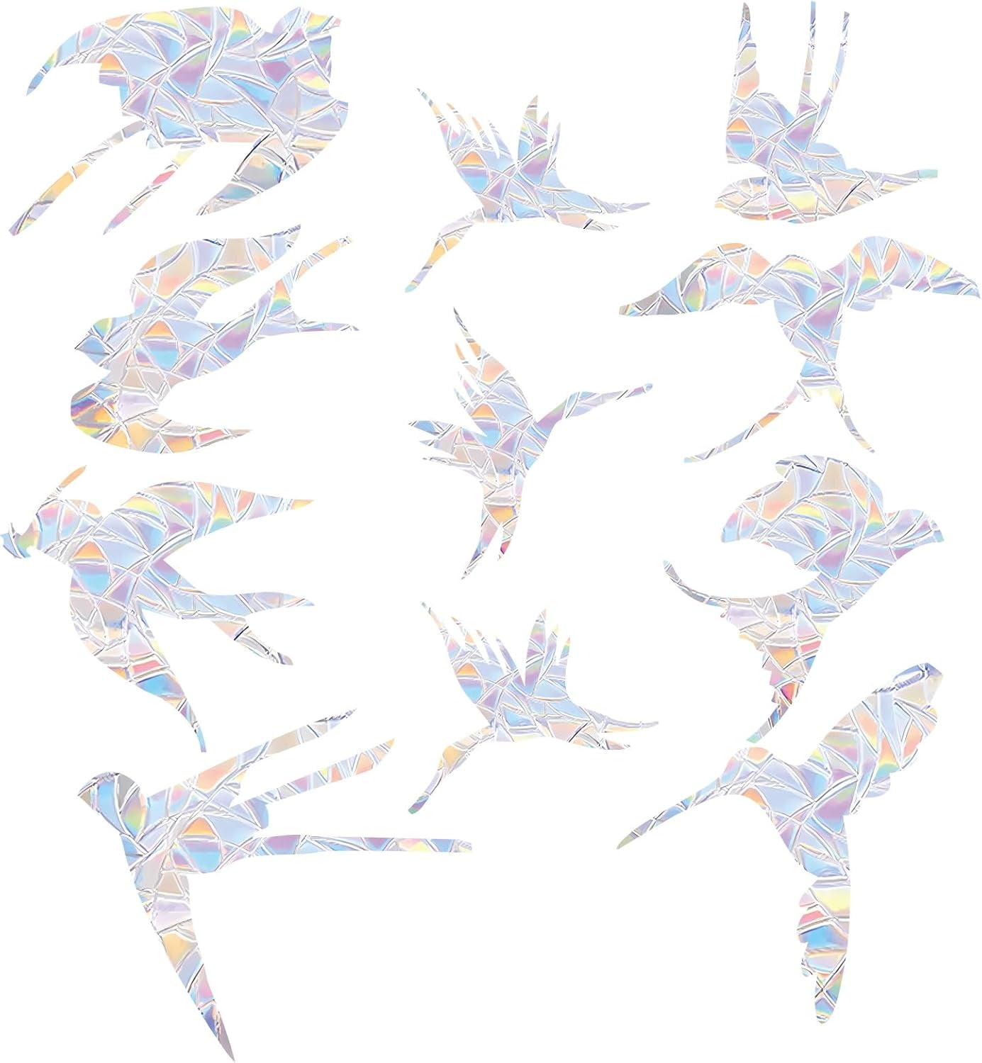 33PCS Birds Window Decals for Bird Strikes - Anti-Collision Window ...