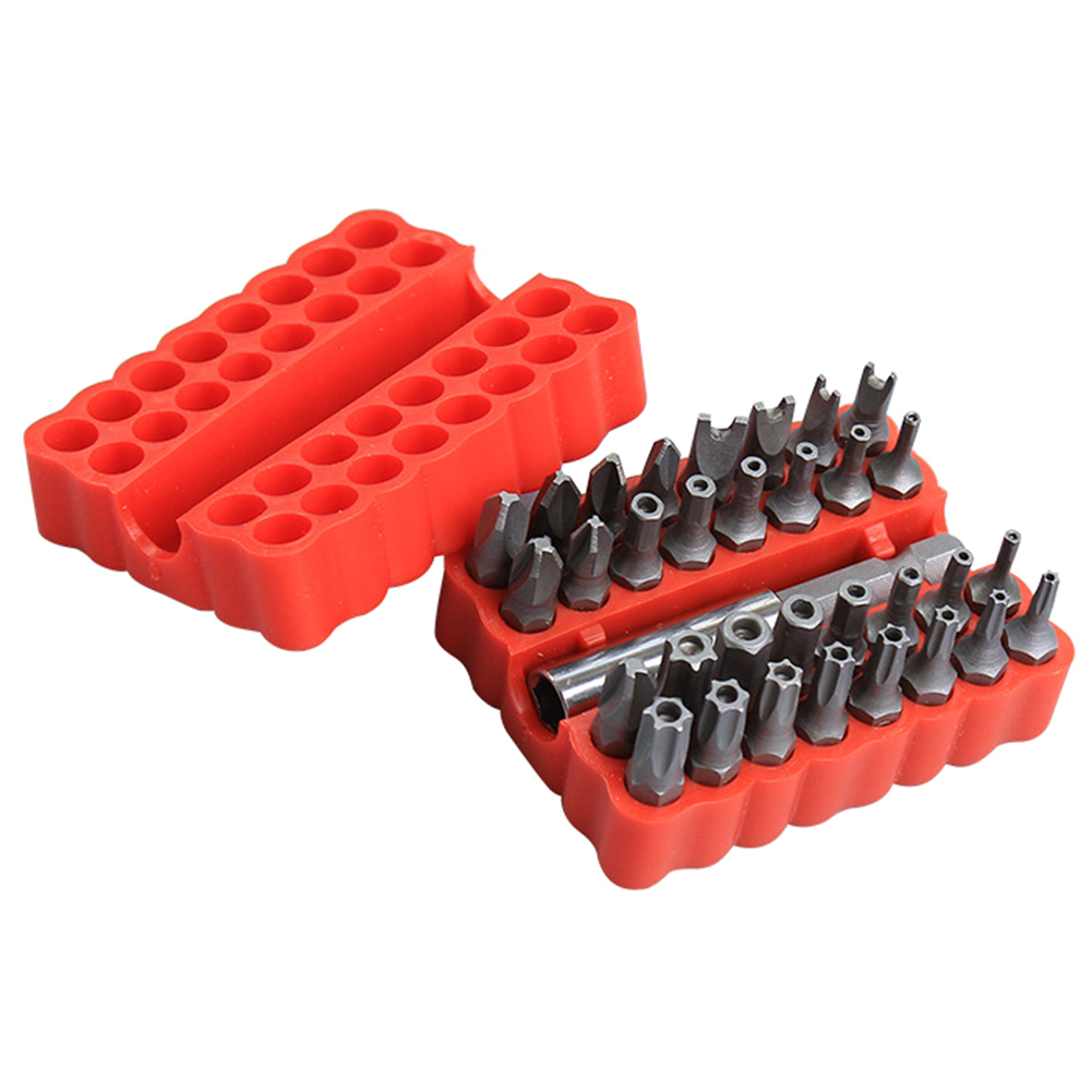 33Pcs Hollow/Solid Tips Electric Screwdriver Torx Spanner Security Bit ...