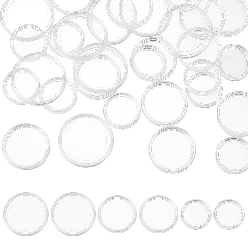 33Pcs Plastic Loose Leaf Ring Round Binder Discs Mushroom Hole Notebook ...