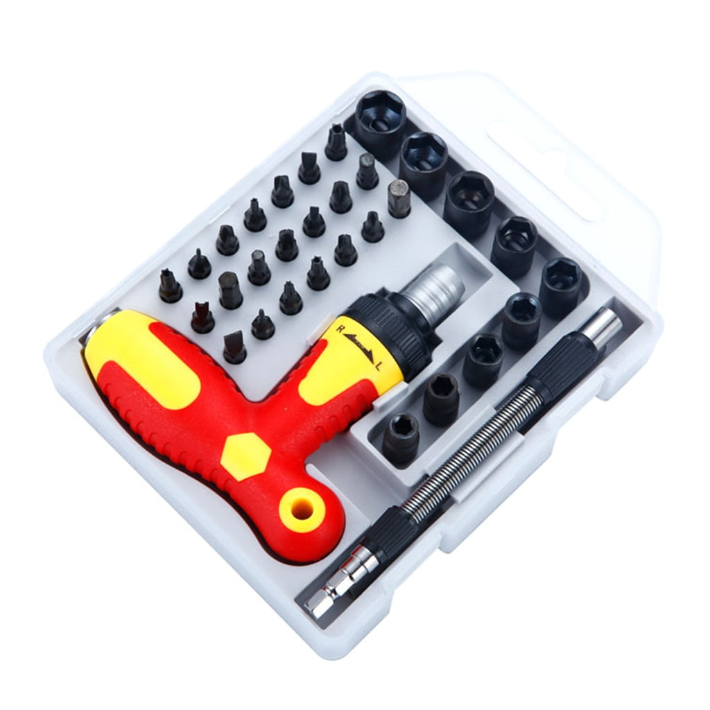 33Piece Allen Key Drill Bit Set with Adjusting Screwdriver Quality ...