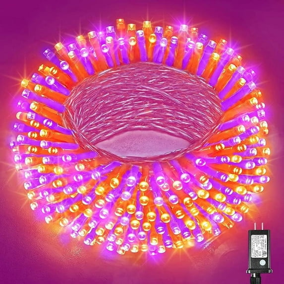 33ft 100 LED Christmas Lights Outdoor Waterproof, Warm White Christmas ...