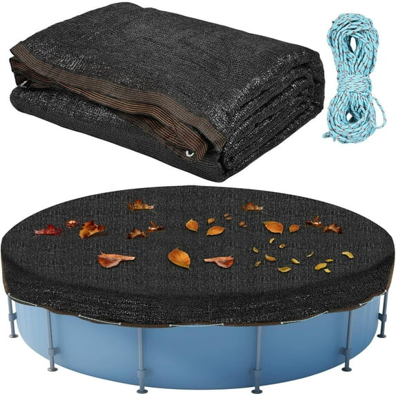 33ft Leaf Net Cover for Above Ground Pool - Winter Cover Mesh Cover ...