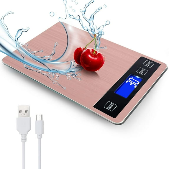33lb Food Kitchen Digital Scale,1g/0.05oz Precise Graduation, USB ...