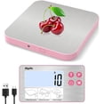 33lb Rechargeable Kitchen Scale, 304 Stainless Steel Food Scale with ...