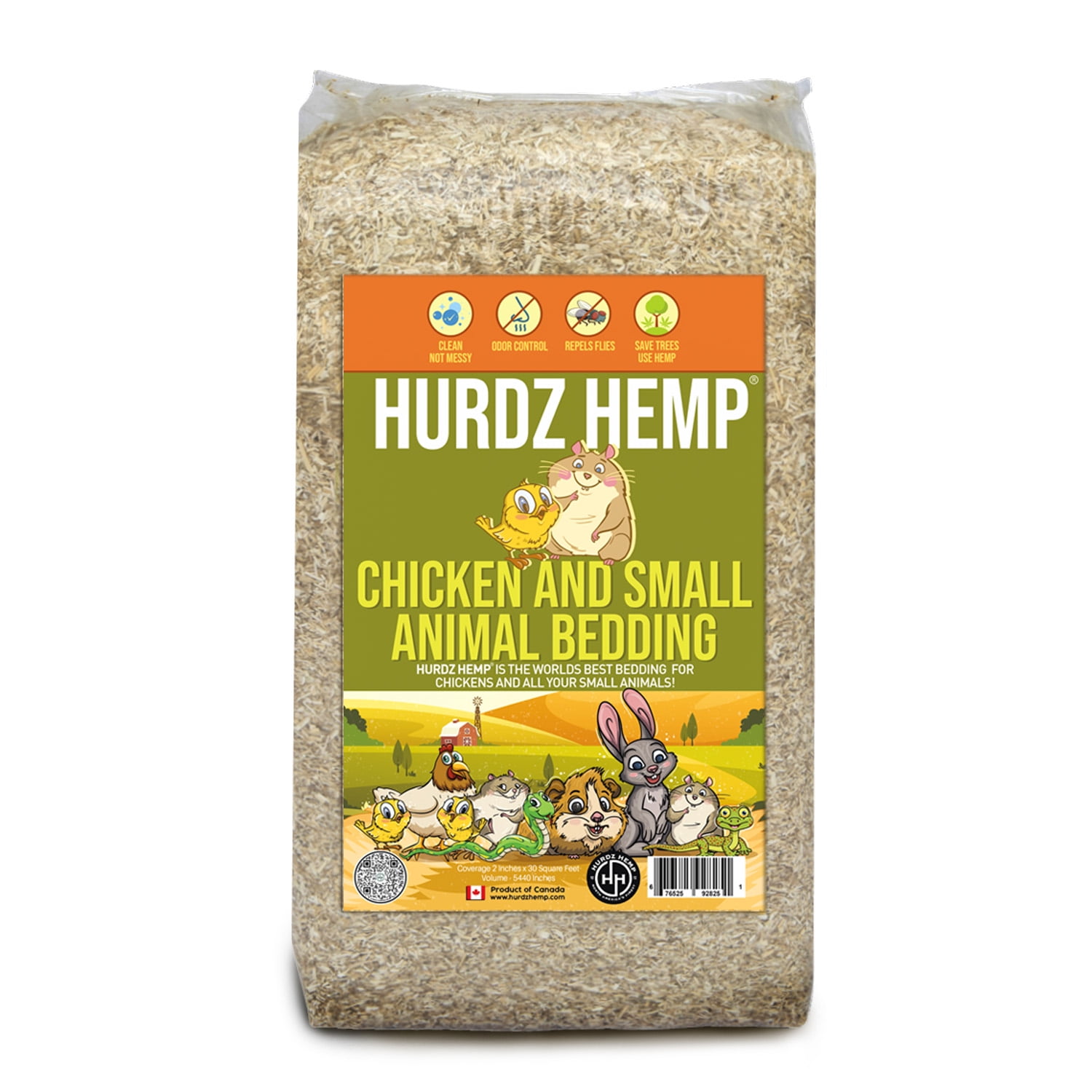 [33lbs] Hemp Bedding for Chickens - Made from 100% Natural Hemp ...