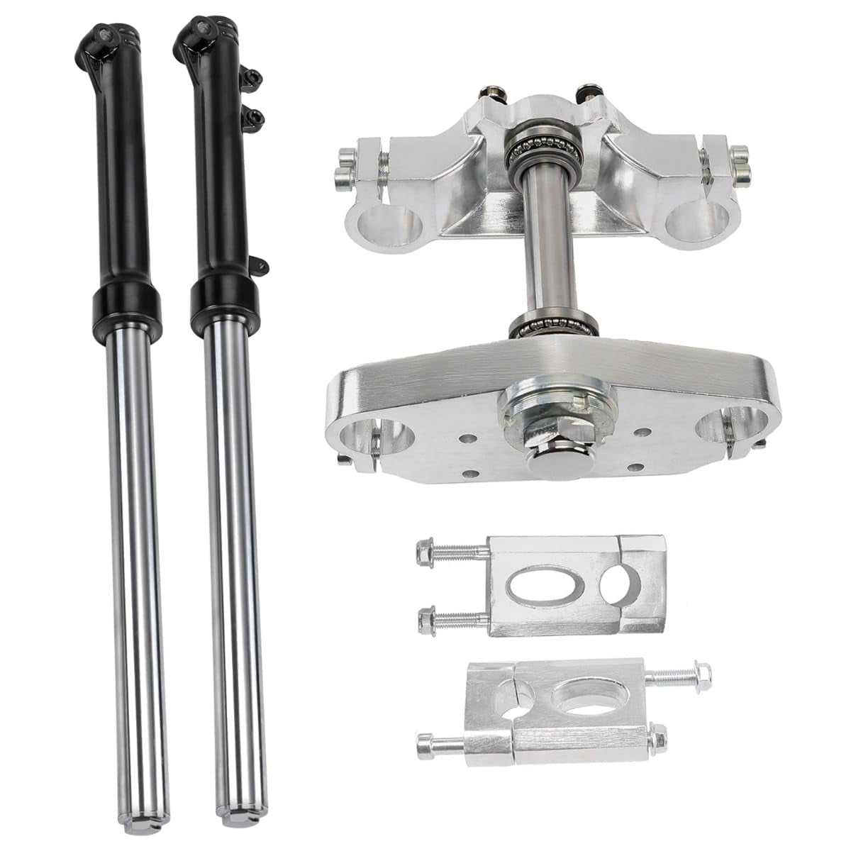 33mm 630mm Front Forks Shock Triple Tree Clamps for Dirt Pit Bike 50cc ...