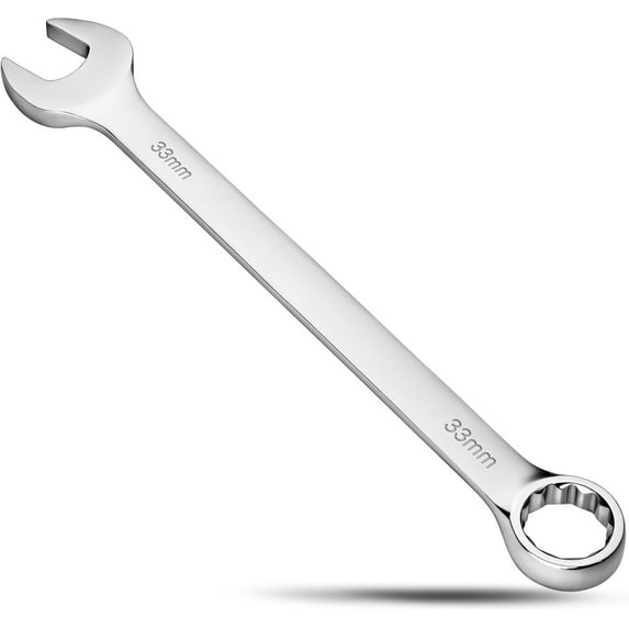 33mm Combination Wrench with 15? Offset Box End - Heavy-Duty Metric ...