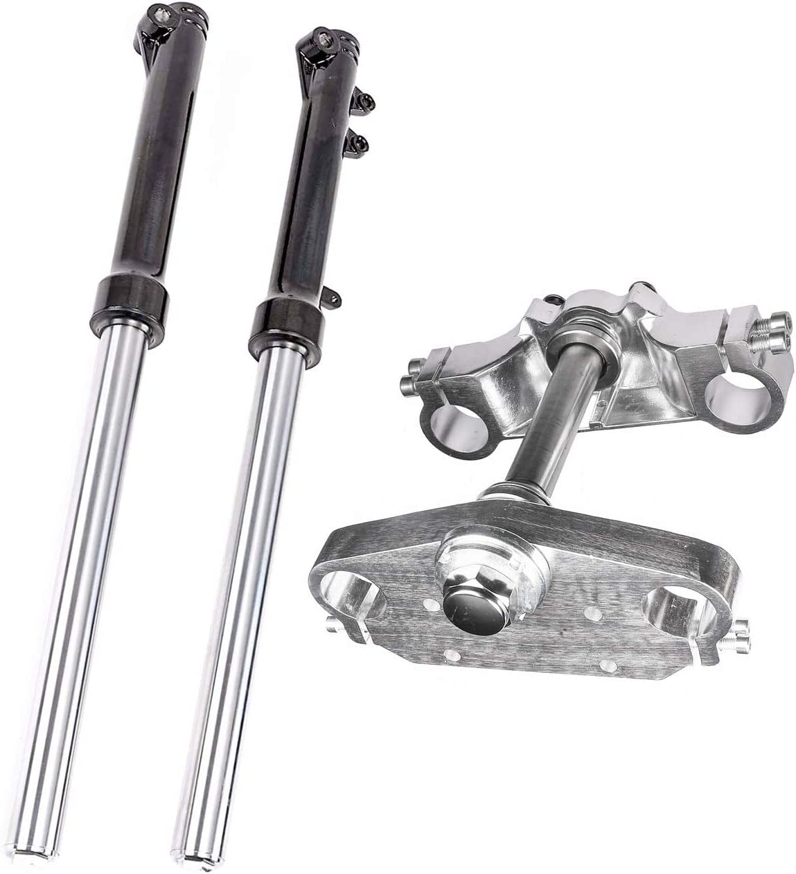 33mm Front Fork Suspension Shock Absorber With Triple Tree Mount Clamps ...