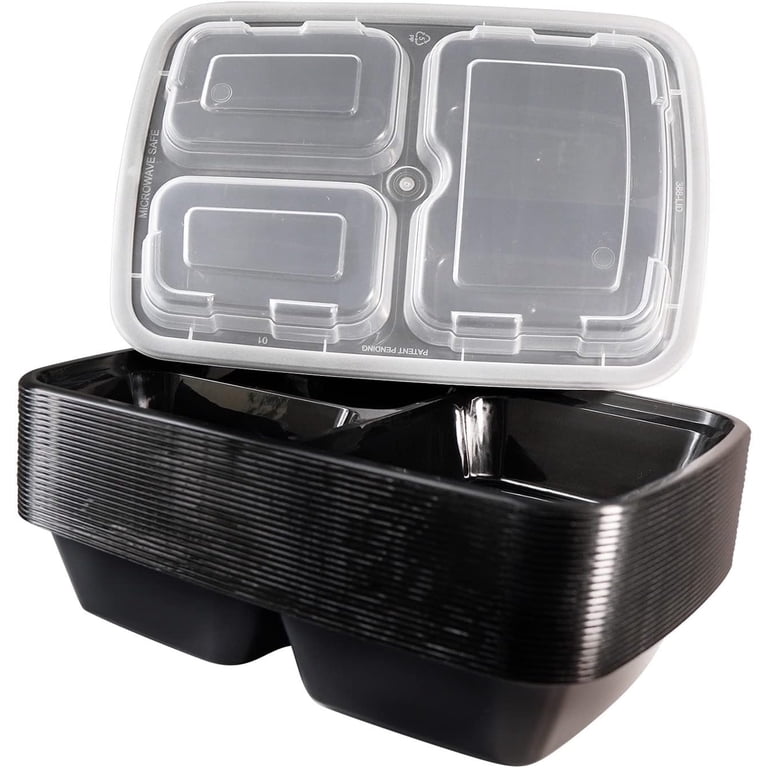 Lunchable Container 50pcs 26oz Leakproof Meal Prep Containers With Lids ...