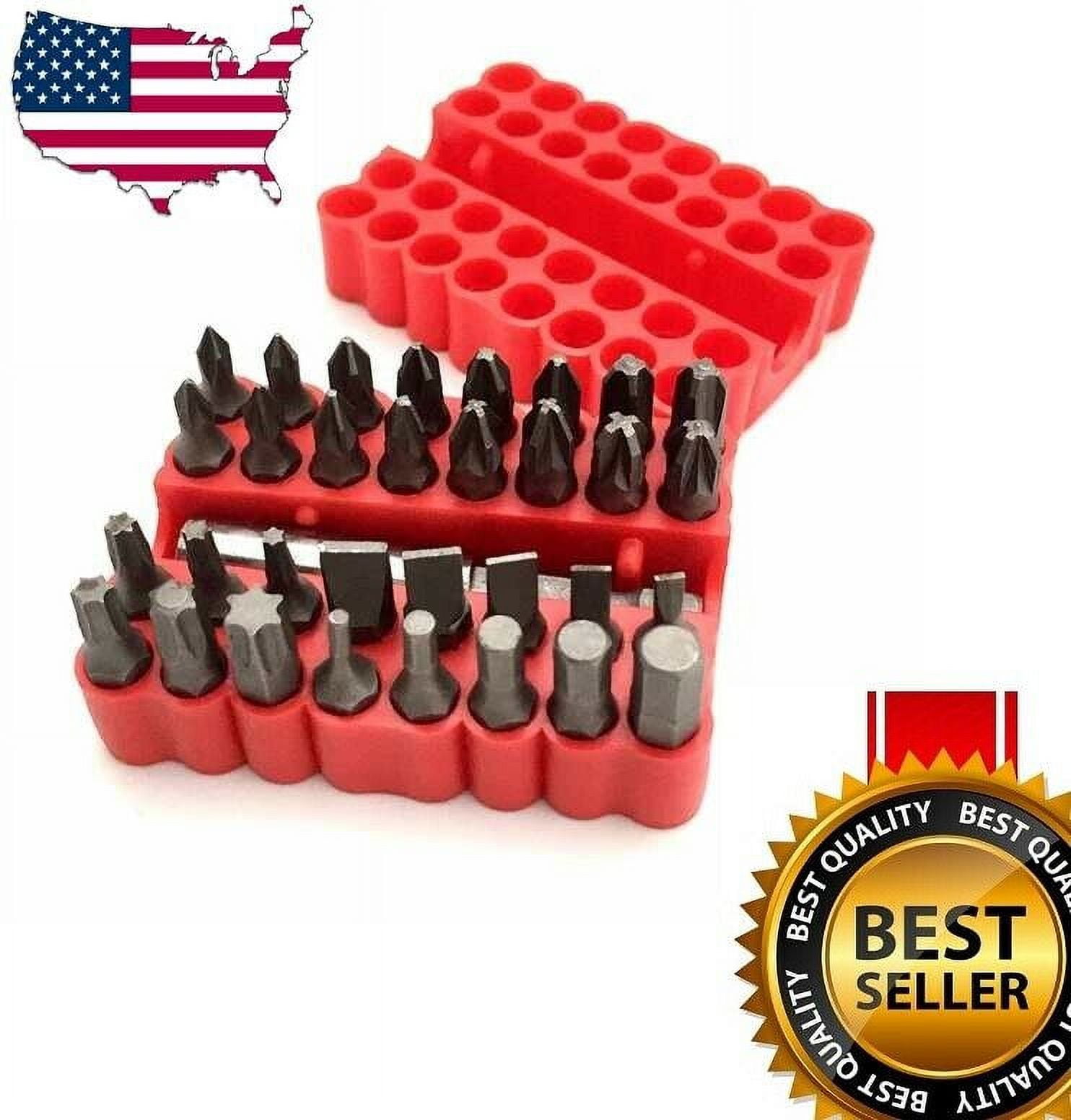 33pcs Multifunctional Screwdriver Drill Screw Driver Bits Hex Flat Head ...