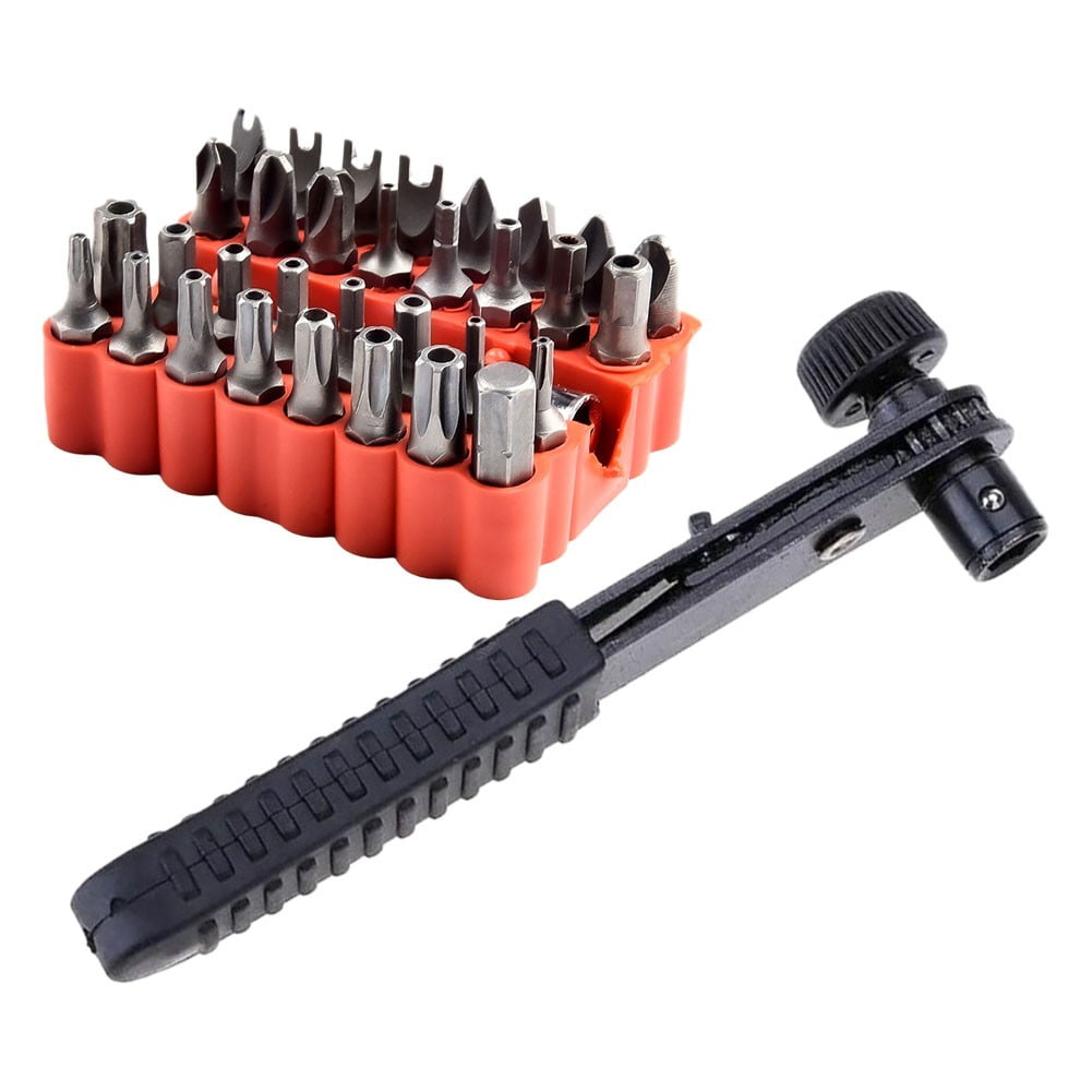 33pcs Security Magnetic Extension Bit Holder Tamper Star Torx ...