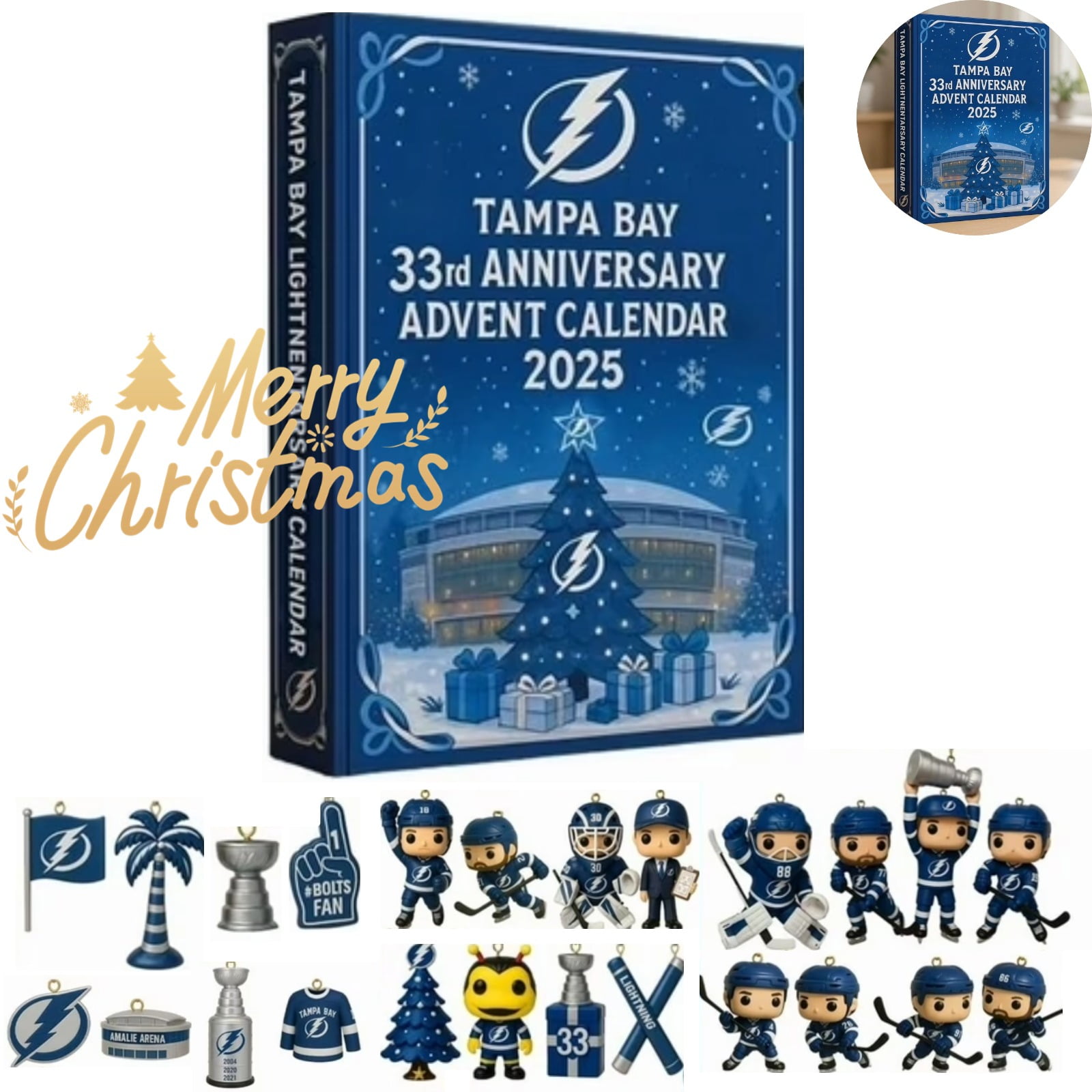 33rd Anniversary 2025 Hockey Advent Calendar – Mini Figures & 24-Day ...