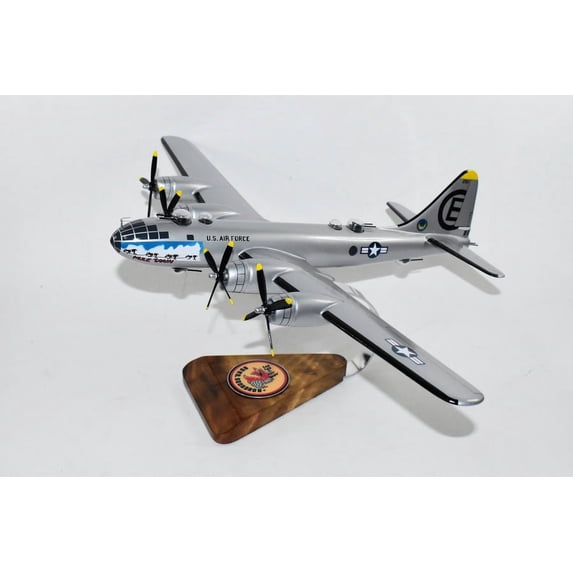 33rd BS 22nd BG B-29 Mule Train Mahogany Model - Walmart.com