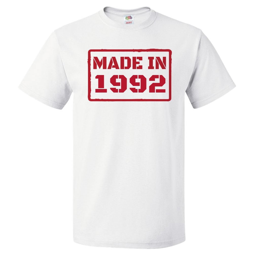 34th Birthday Gift For 34 Year Old Made In 1992 T Shirt - Walmart.com
