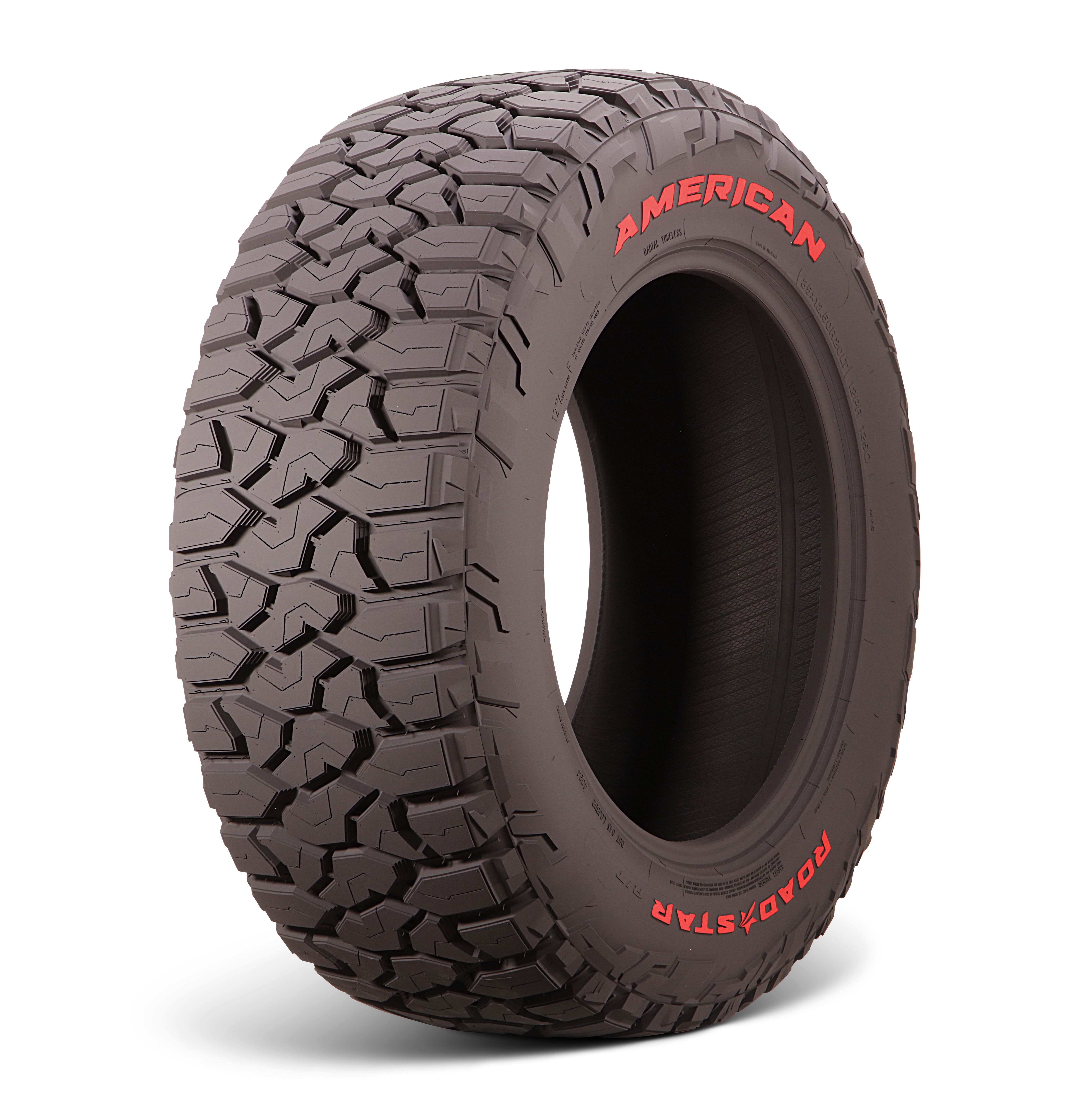 33x12.50R17 American Roadstar R/T Tire 124Q RL 33 12.50 17 33x12.5R17 ...