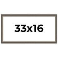 15x40 Frame Black Passaggi Solid Wood Picture Frame Width 1.5 Inches ...