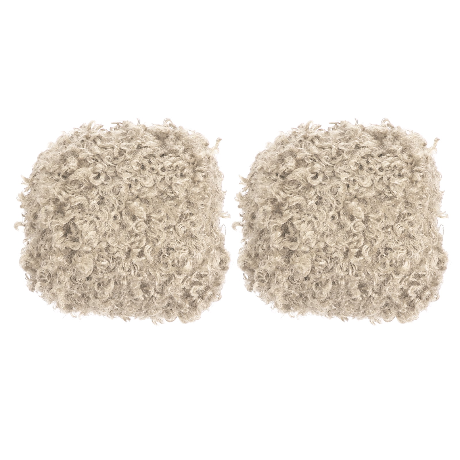 33yds Fluffy Yarn, 2 Skeins Fuzzy Yarn Faux Fur Yarn Crochet Soft Plush ...