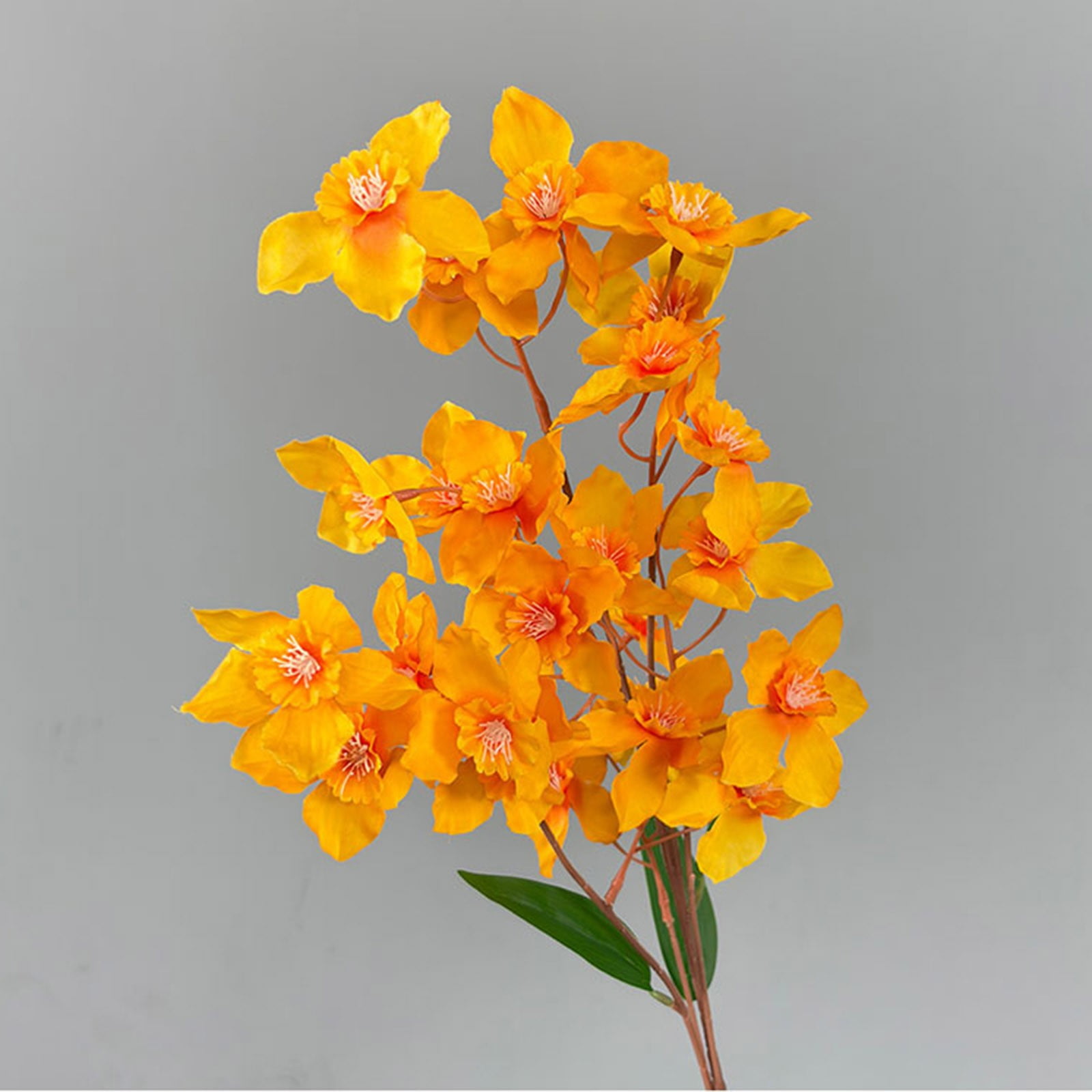 34.25" Artificial Daffodil Bouquets Set of 1, Faux Narcissus Flowers ...