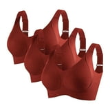 34-46 B/C/D Cup Minimizer Bras 3 Pack – Wireless Full Coverage Seamless ...