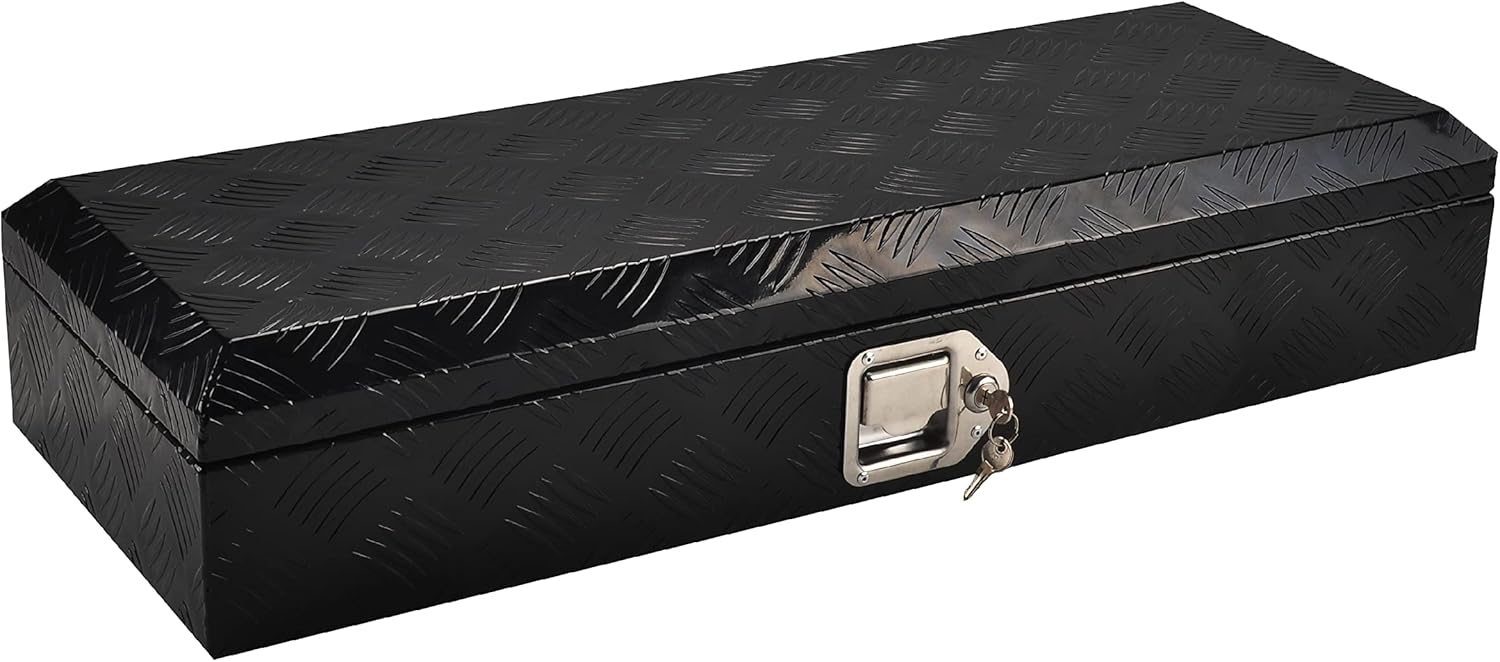 34.5 Inch Aluminum Truck Toolbox,Outdoor Trailer Pickup Chassis Toolbox ...