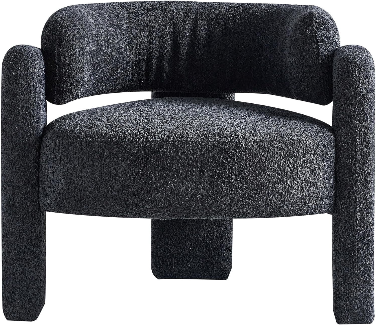 34.6" Wide Accent Boucle Chair, Modern Single Sofa Chair, Dresser Couch ...