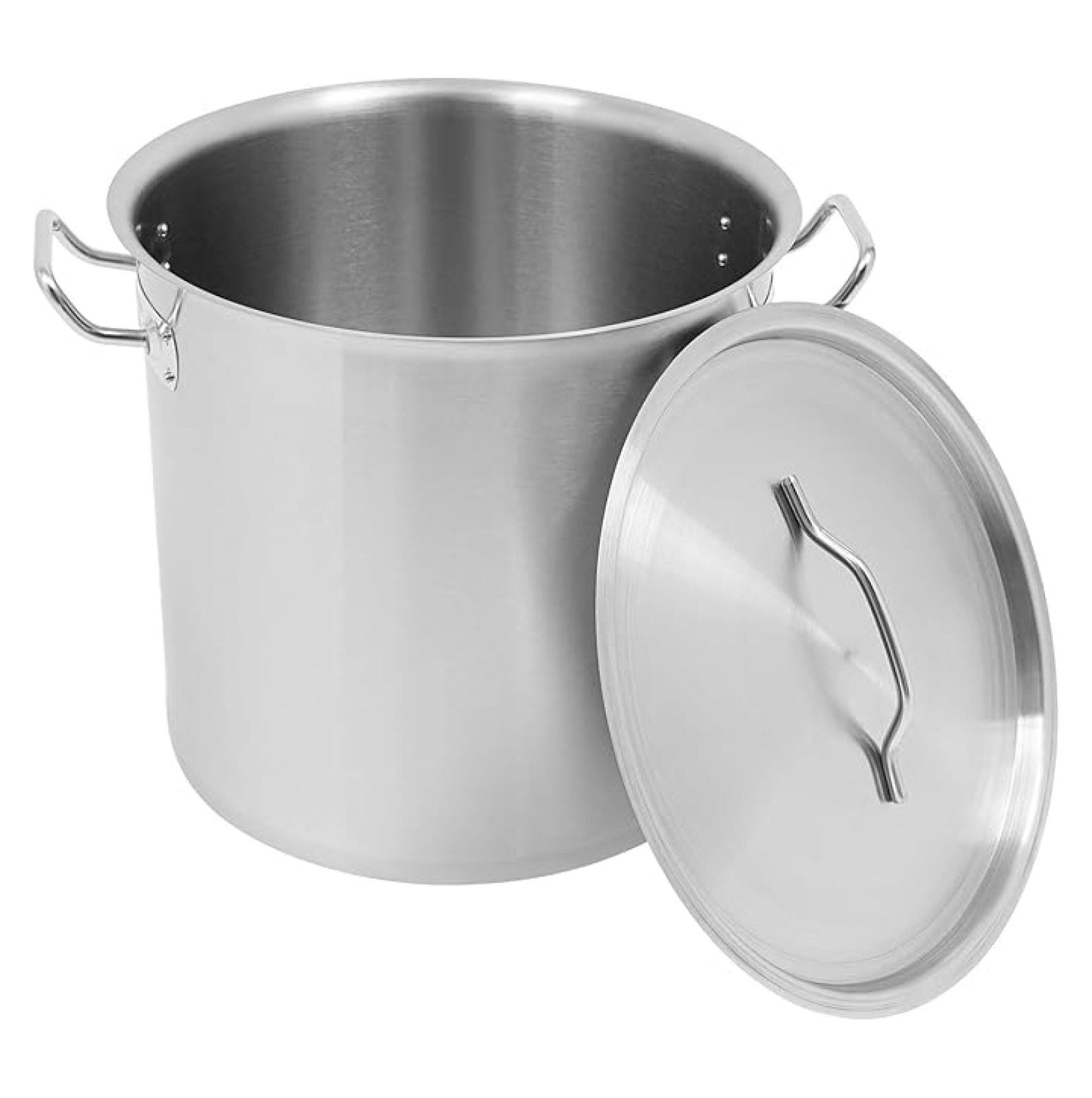 34.8 Quarts Stock Pots with Lid, Grade Large Pots for Cooking Canning ...