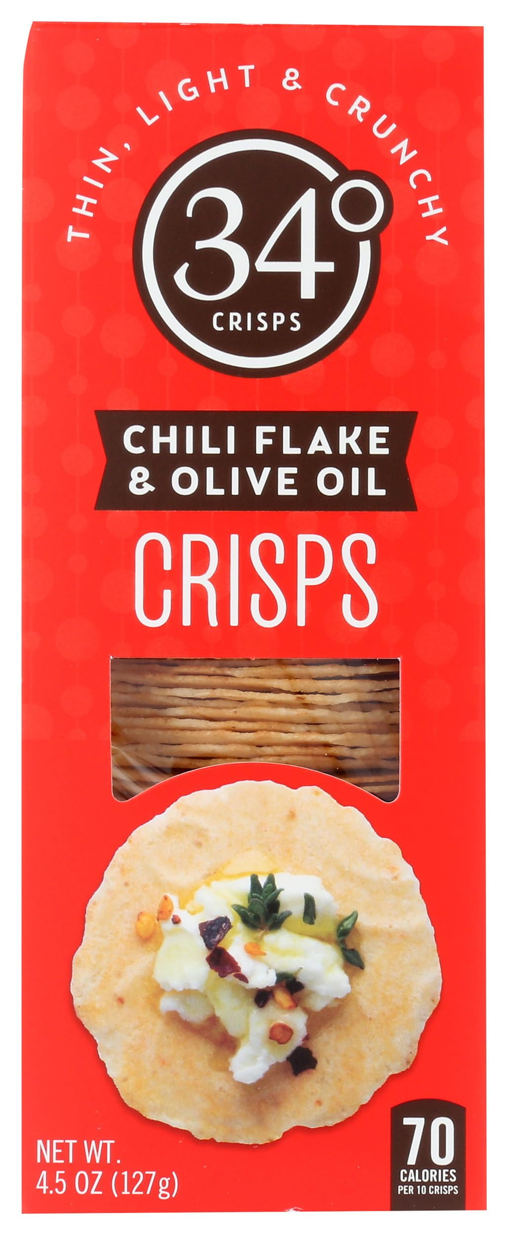 34 Degrees Chili Flake ESF27 & Olive Oil Crisps, 4.5 OZ - Walmart.com