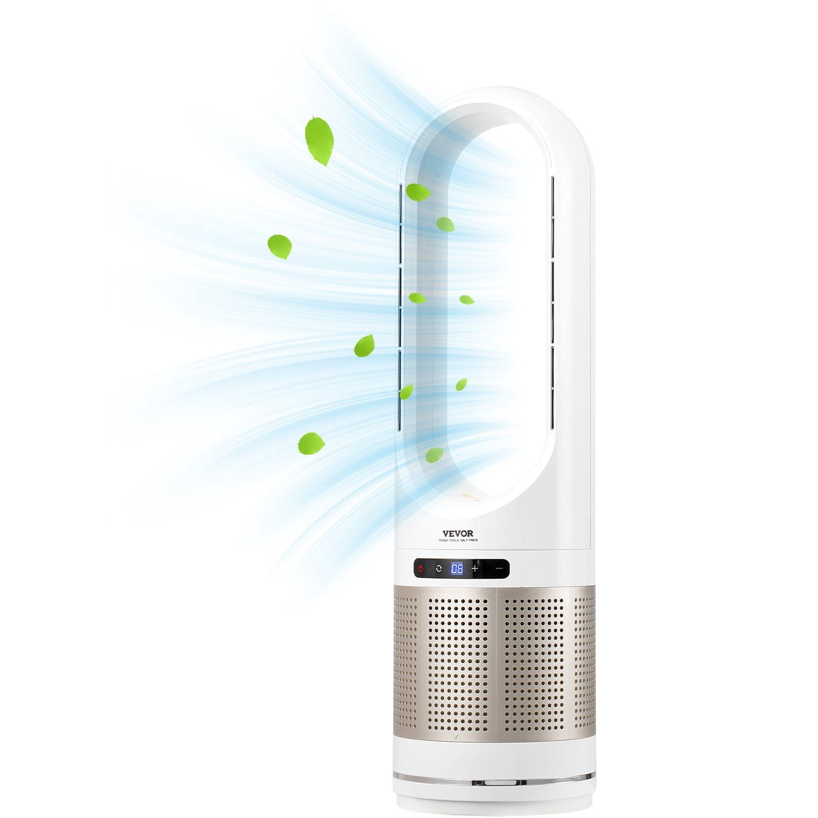 34" Oscillating Tower Fan 8H Timer 16.4ft/s High Velocity with Remote ...