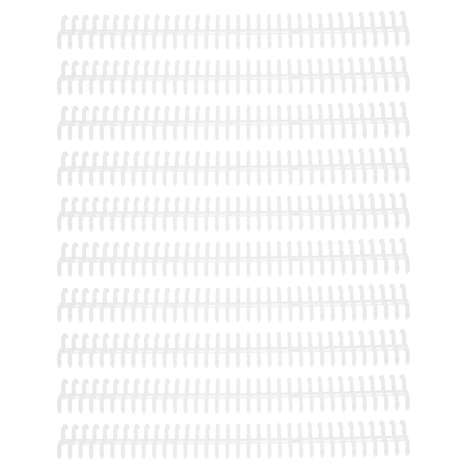 34-Hole Binding Spine, Loose Leaf Plastic Rings, Detachable Binding ...