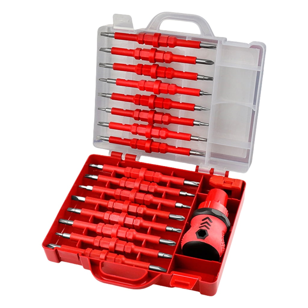 34 In 1 Ratcheting Screwdriver Set With 3 Position Switches Magnetic ...