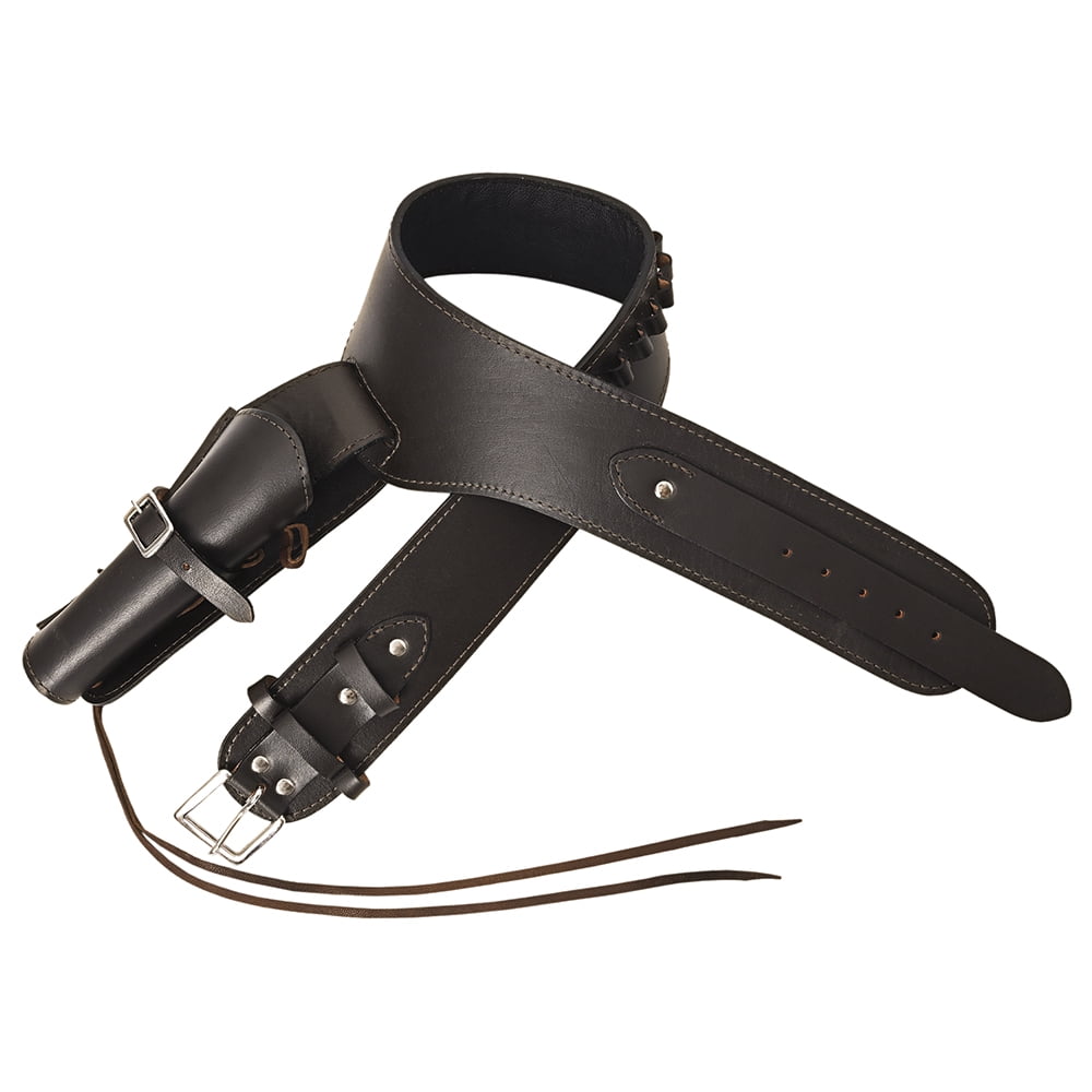 34 In Hilason Western Right Hand Gun Holster Rig 44/45 Cal Leather ...