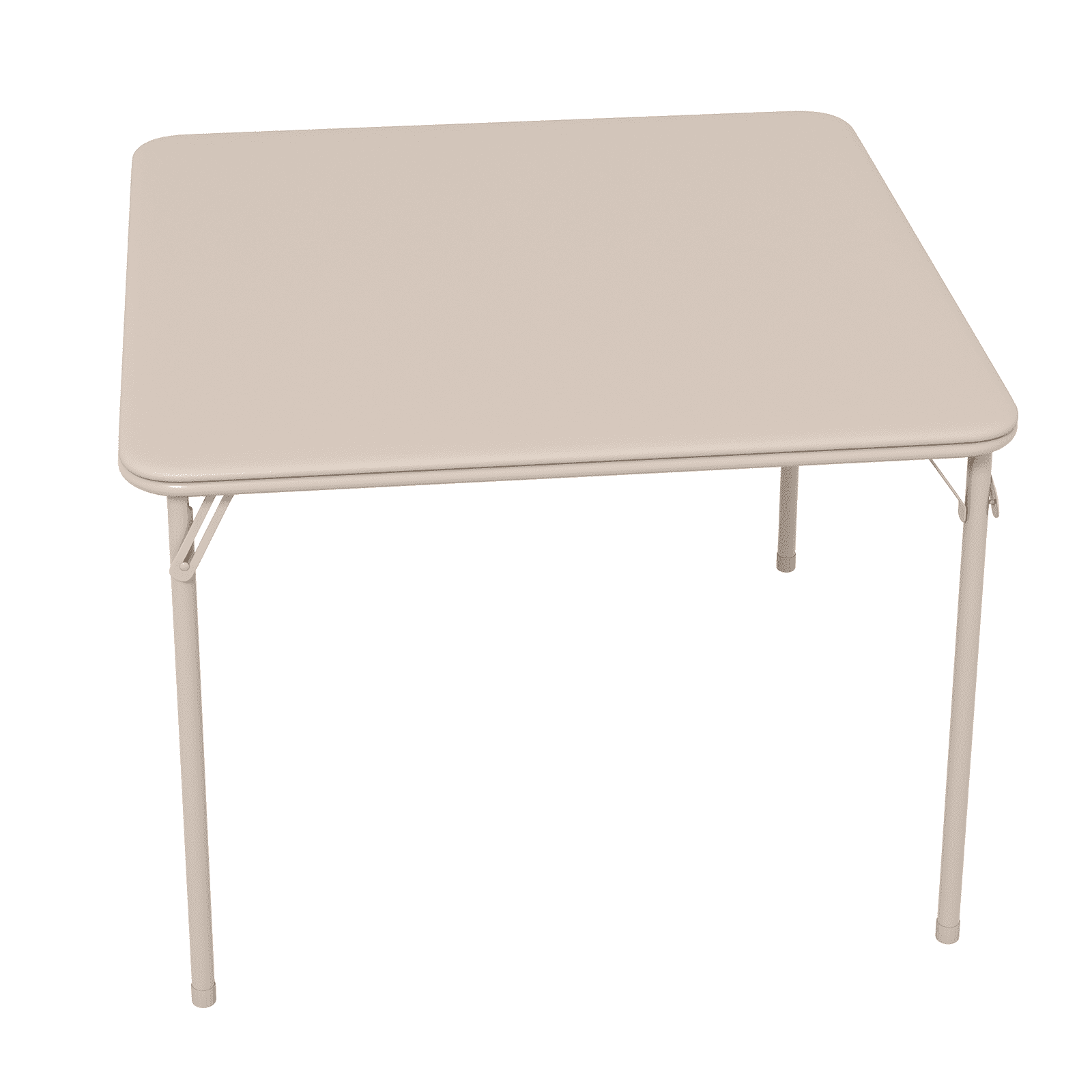 34-Inch Folding Table,Portable Square Folding Table,Black Metal Folding ...