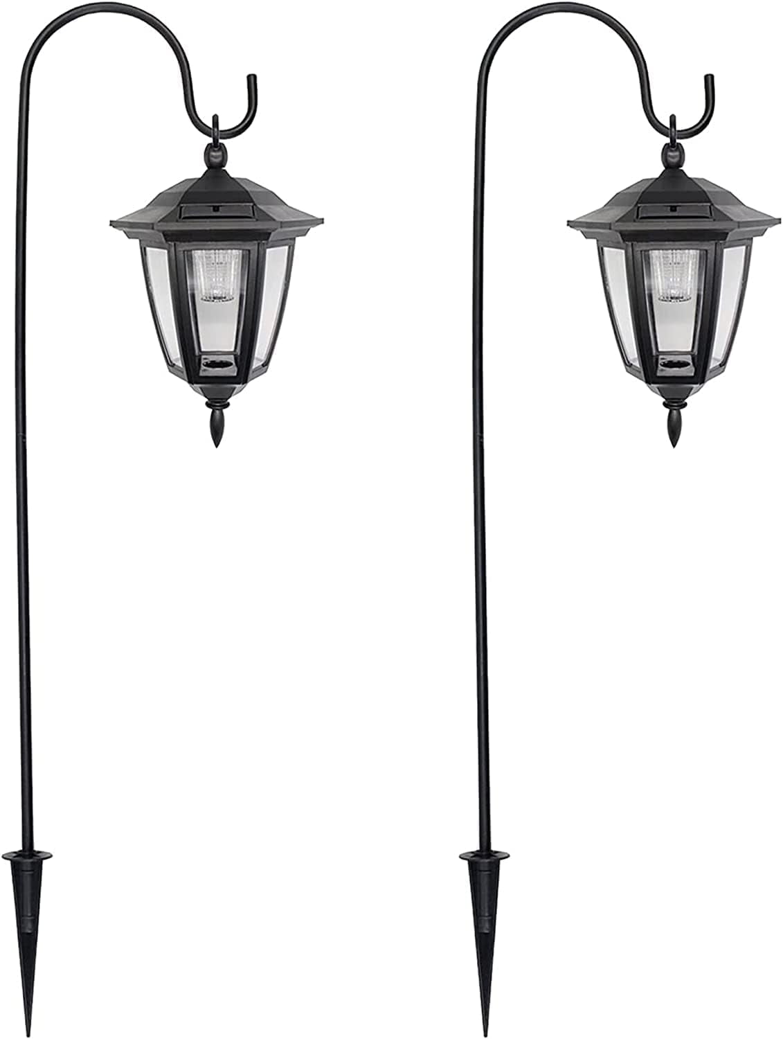34 Inch Hanging Solar Lights, Decorative Garden Lanterns with 2 ...