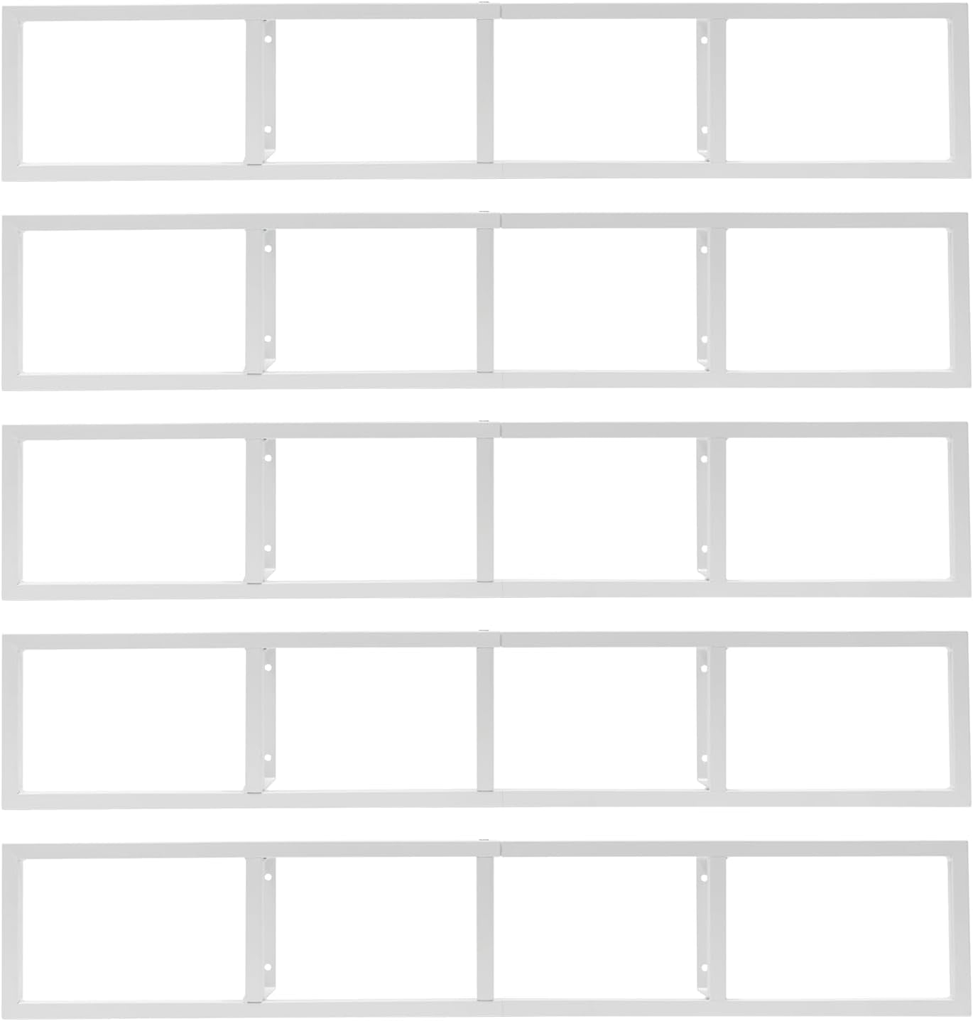 34 Inch Wall Mount Media Storage Rack,CD DVD Organizer Metal Floating ...