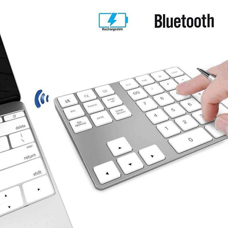 34 Keys Bluetooth Wireless Numeric Keypad Mini Numpad With More ...
