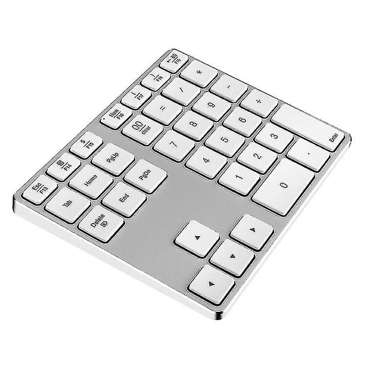 34 Keys Numeric Keypad Wireless Bluetooth Aluminum Alloy Rechargeable ...