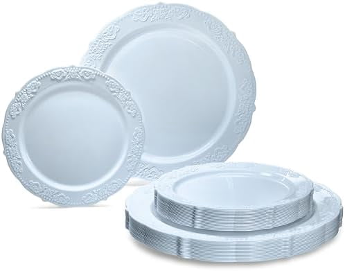 " OCCASIONS " 50 Plates Pack (25 Guests) Vintage Wedding Party ...