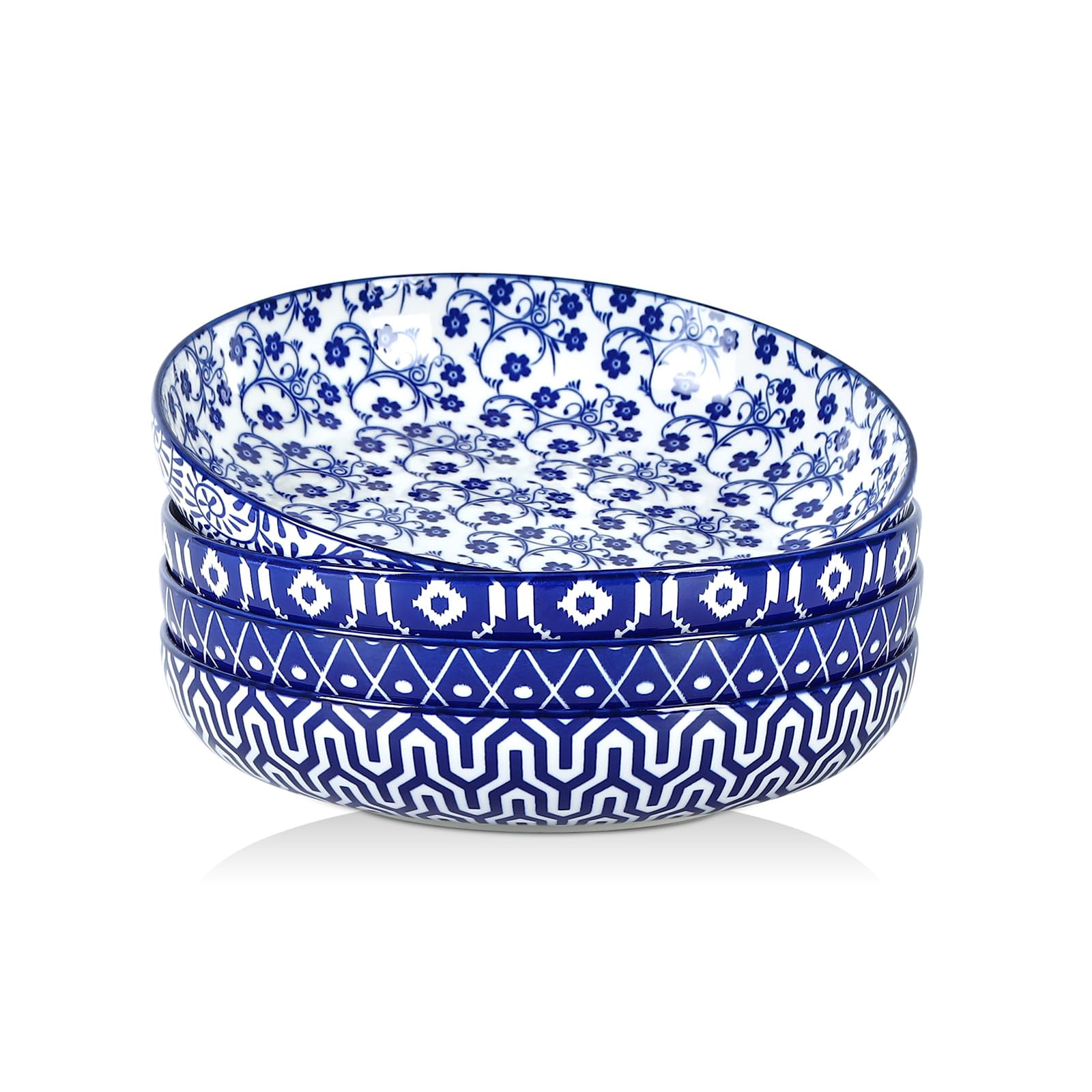 34 OZ, Large Salad Bowls 8.6 Inch Dinner Bowls for Kitchen, Wide ...