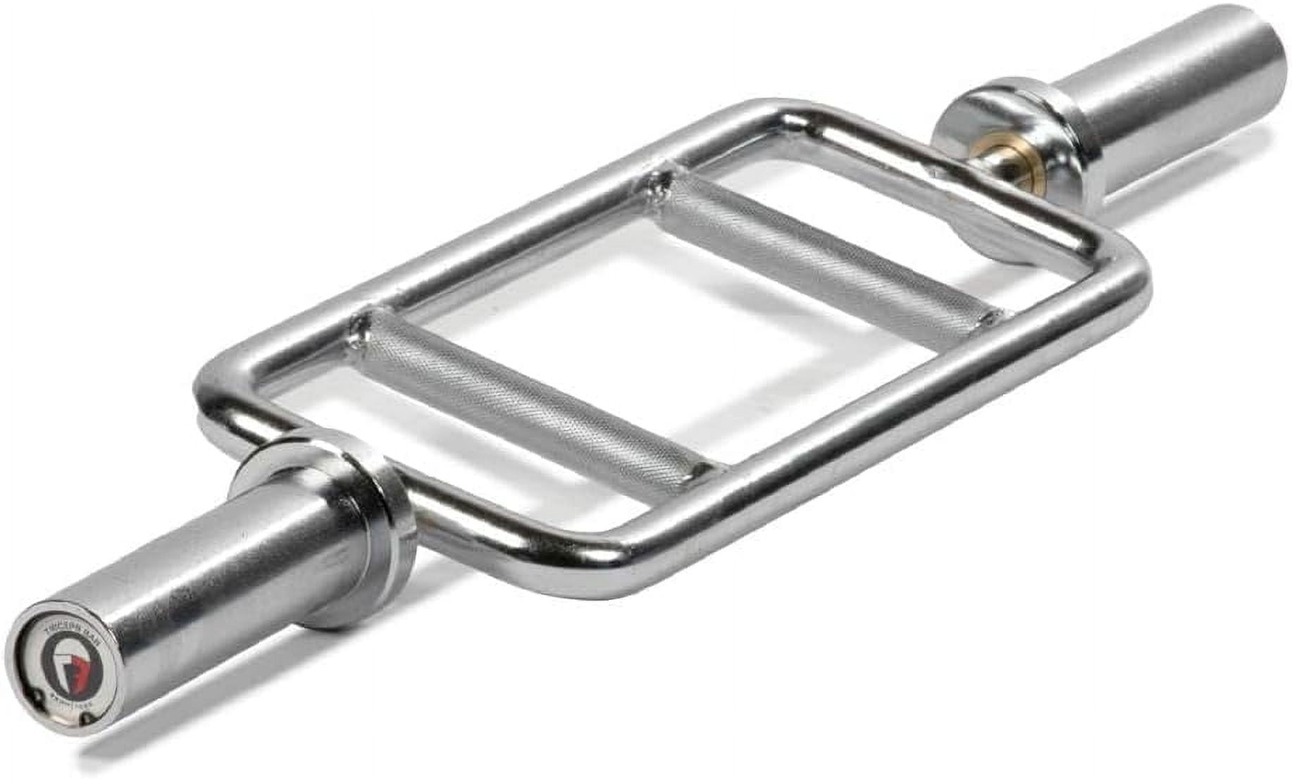 34" Olympic Triceps Bar, 200 LB Capacity, Chrome Finish, Hammer Curl ...