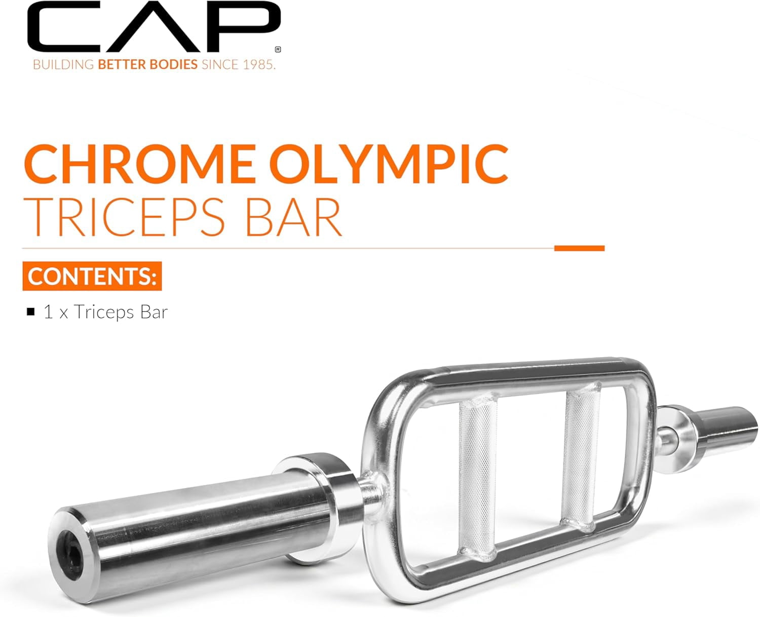 34'' Olympic Triceps Bar, Chrome (OBIS-34S) - Walmart.com