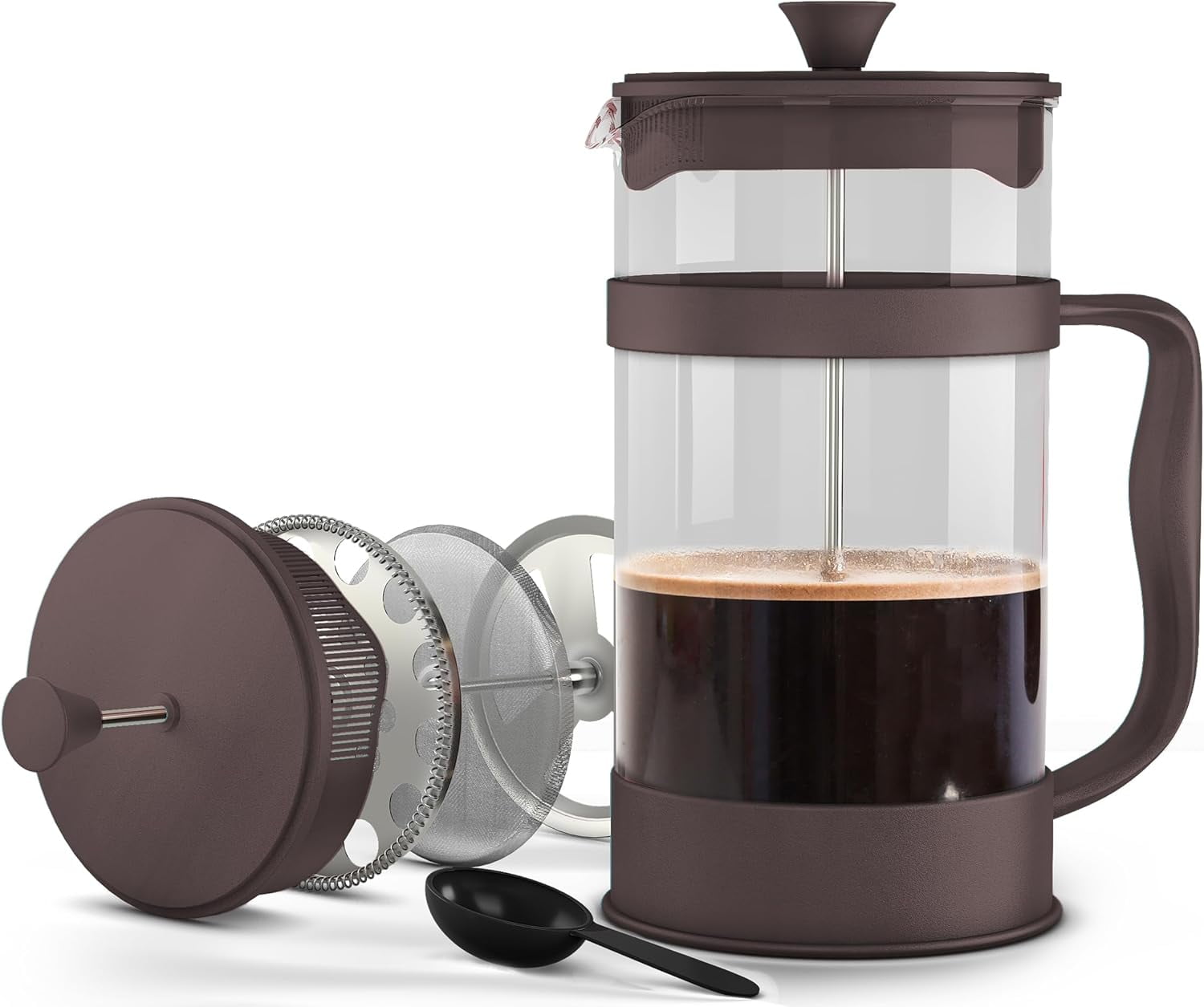 34 Ounce 1 Liter French Press Coffee Maker, Tea Maker, Travel Coffee ...