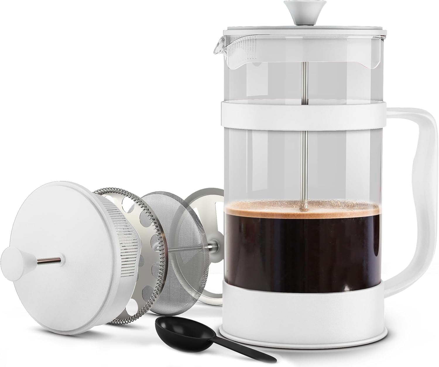 34 Ounce 1 Liter French Press Coffee Maker, Tea Maker, Travel Coffee ...