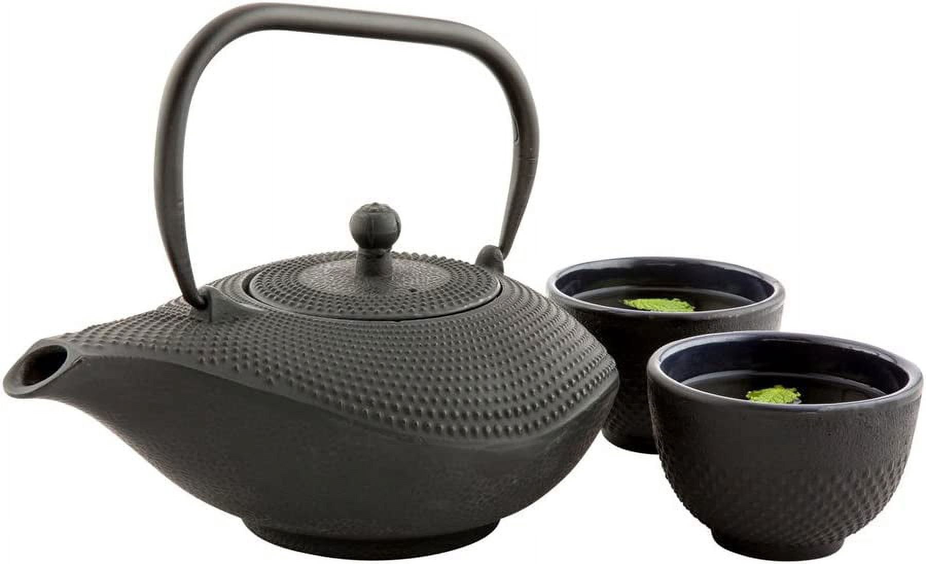 34 Ounce Cast Iron Teapot 1 With Strainer Iron Teapot - Retains Heat ...