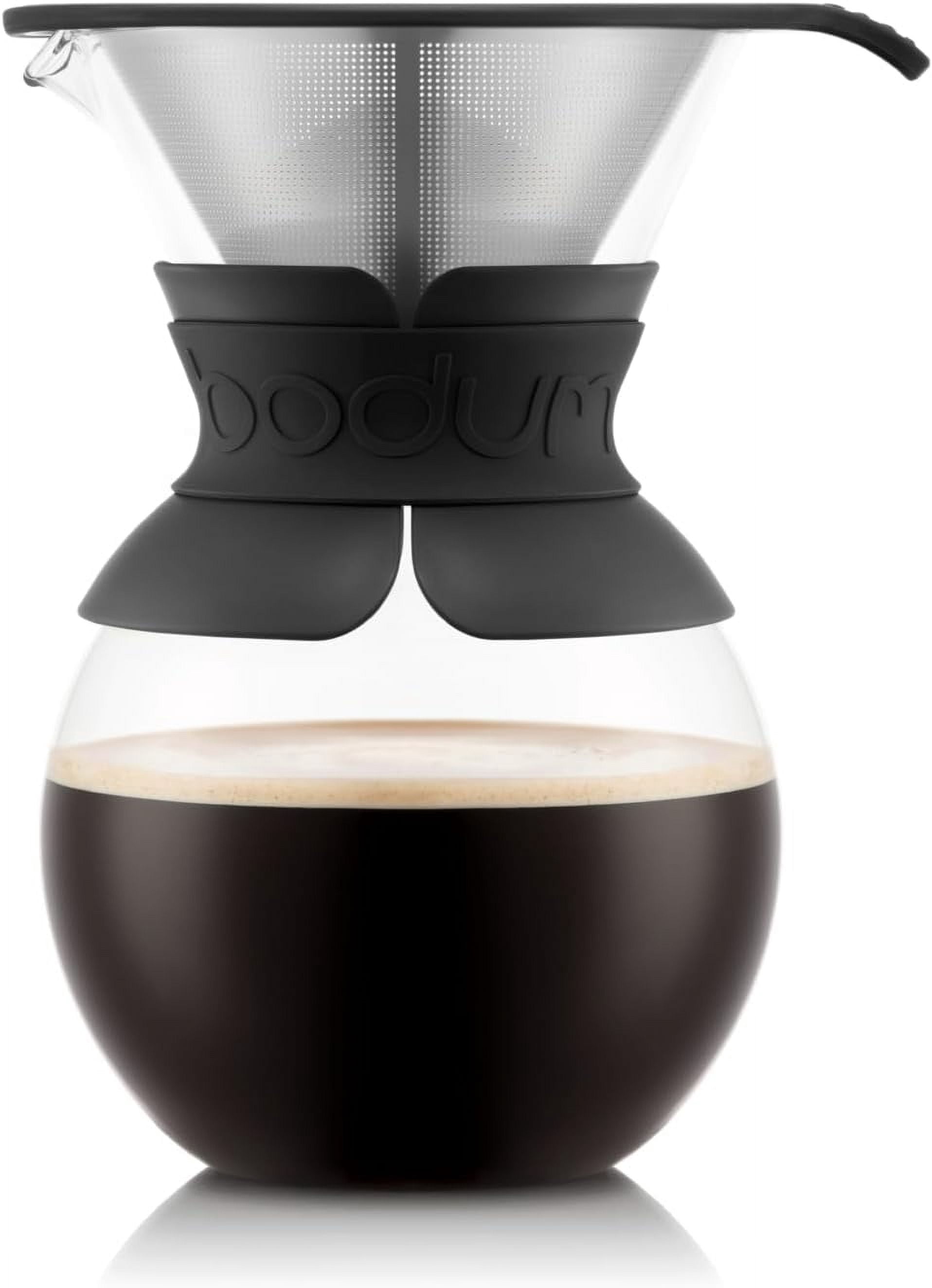 34 Oz Pour Over Coffee Maker, High-Heat Borosilicate Glass with ...