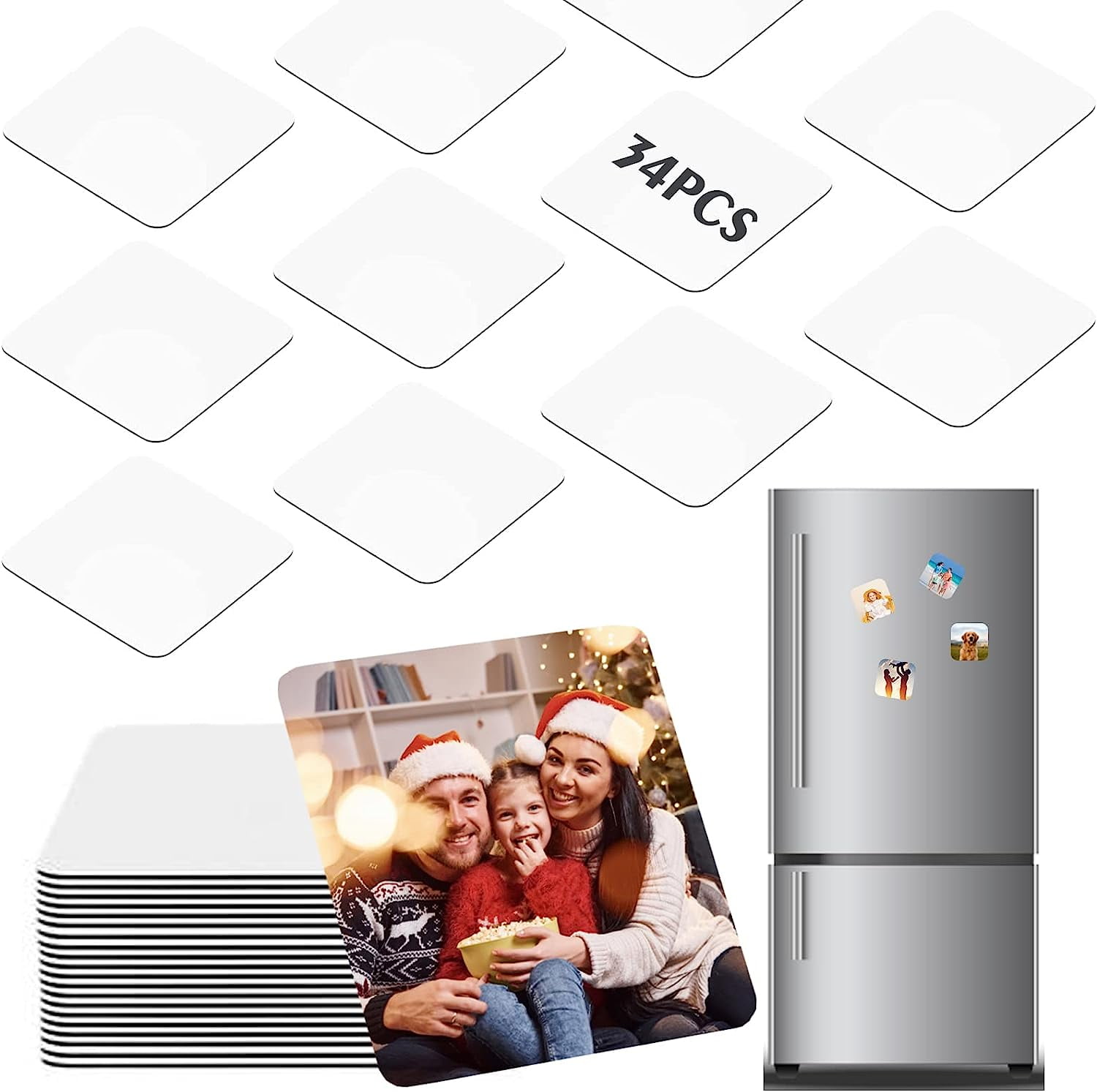 Sublimation Slate Blanks 30-Pack Sublimation Magnet Blanks - Create ...