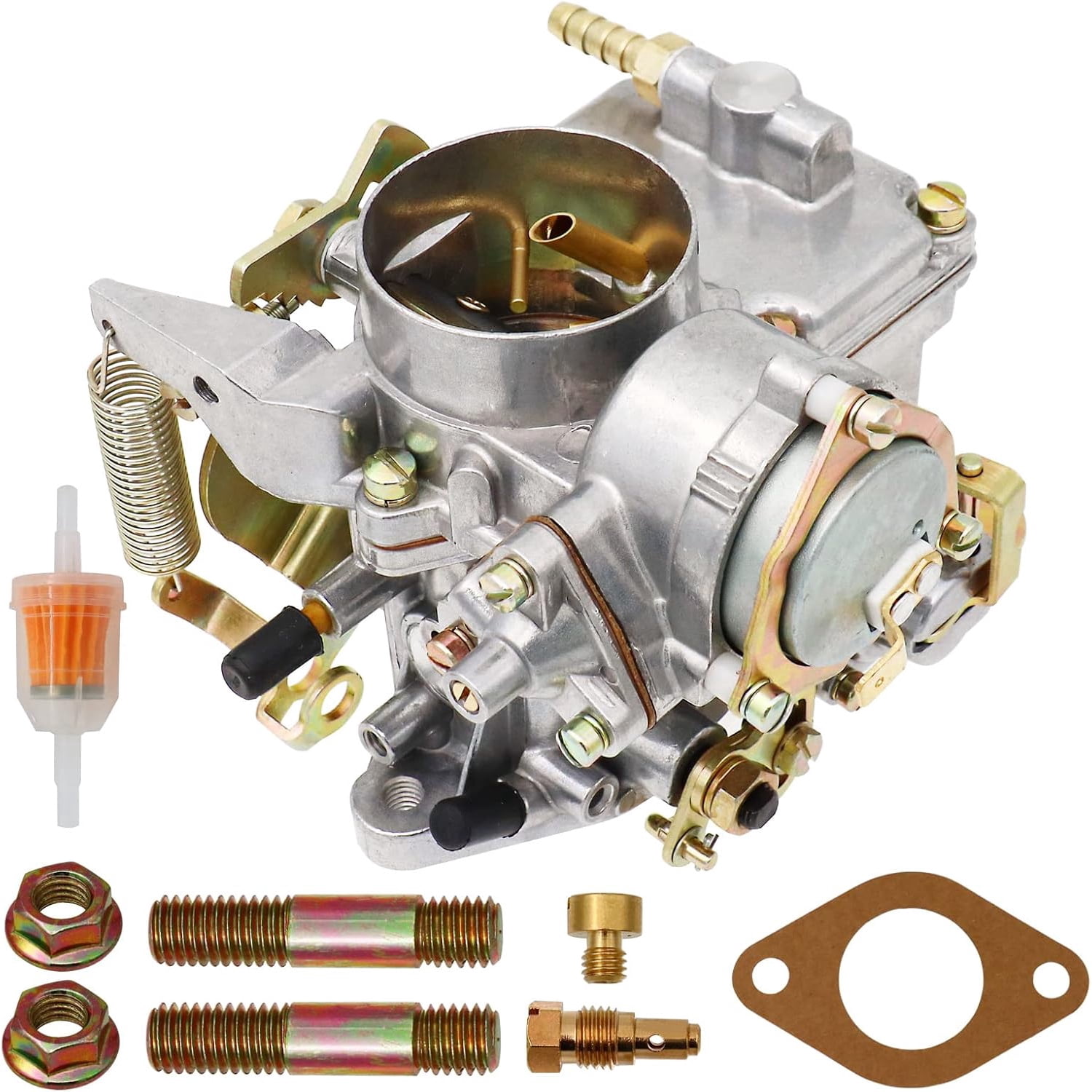 34 Pict-3 Carburetor For VW Beetles Super Beetles 1971-1979 Dual Port ...