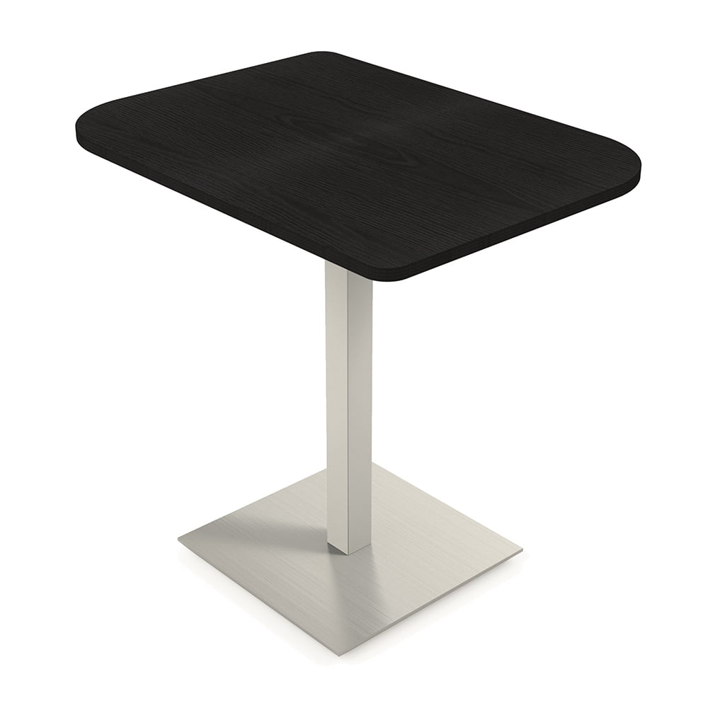34" Small Dou Bistro Height Table Square Metal Base Bar Table - Walmart.com