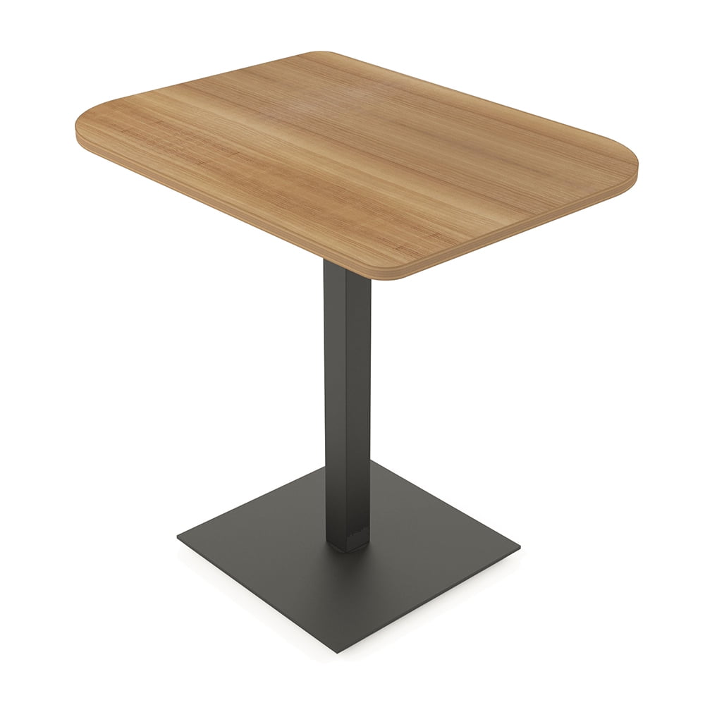 34" Small Dou Bistro Height Table Square Metal Base Bar Table - Walmart.com