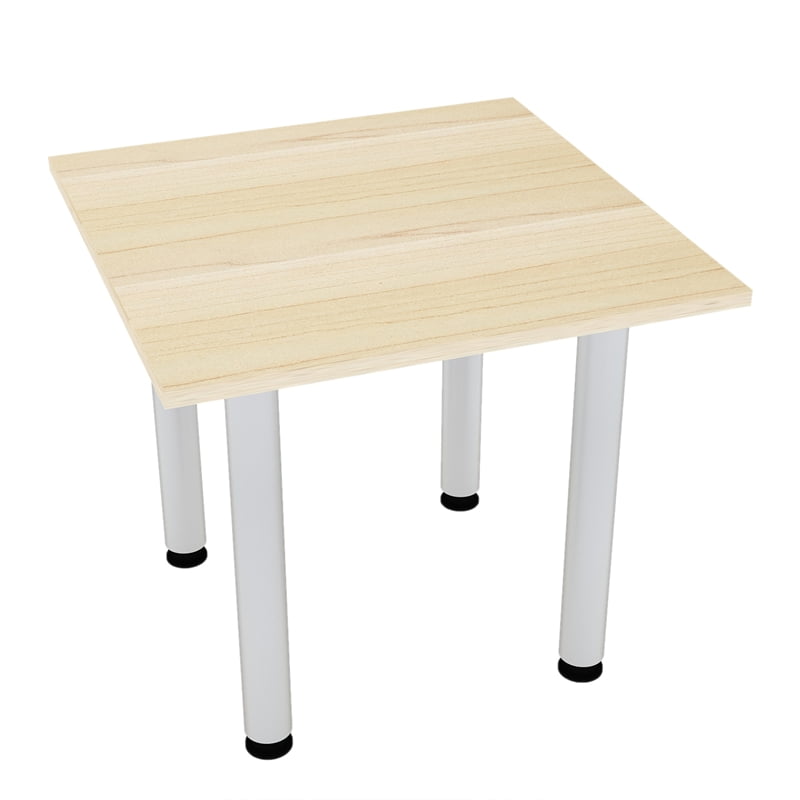 34 Small Square Conference Table Post Legs Engineered Wood Maple ...